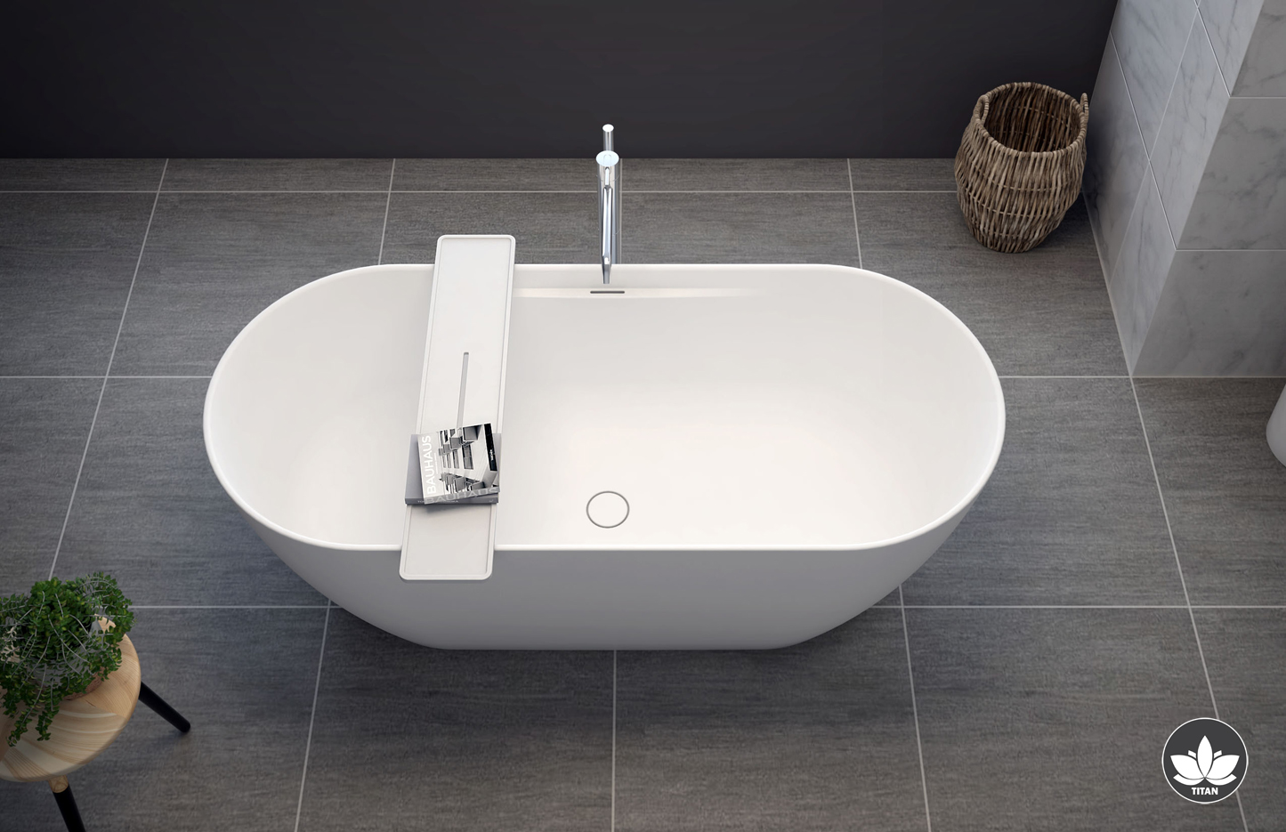 Bathtubs Titan - Titan long round - Aquaestil